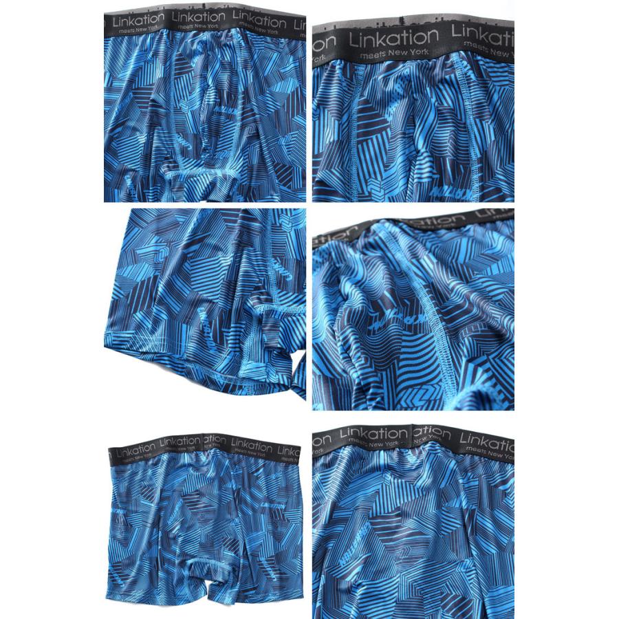 大きいサイズ メンズ LINKATION 吸汗速乾 ストレッチ パッチワーク柄 ボクサー ブリーフ パンツ 肌着 下着 lkup-239053 ...