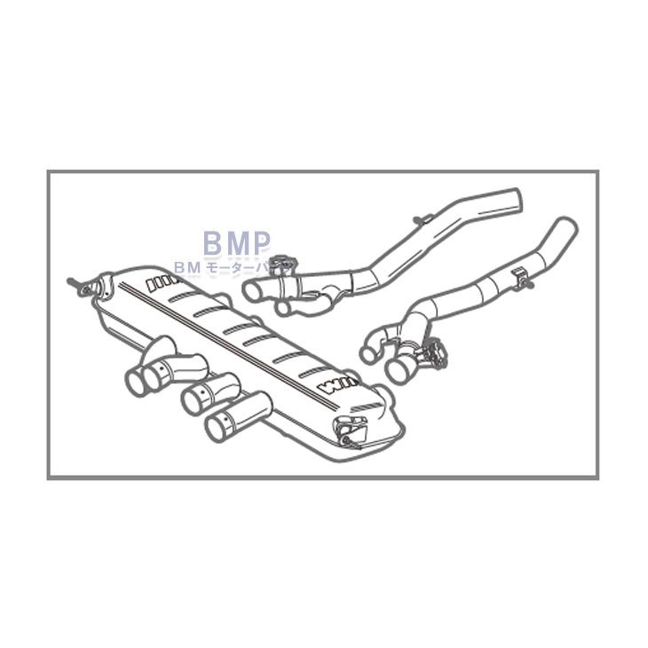 BMW 純正 G80 G81 M3 3シリーズ G82 G83 M4 4シリーズ M Performance スポーツマフラー パフォーマンス ...