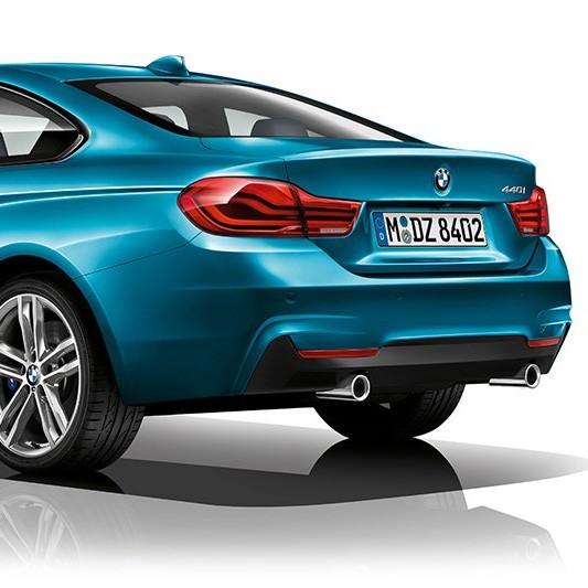 BMW 純正 F22 F30 F31 F32 F33 F36 テールパイプ トリム クローム 2本セット マフラーカッター M135i ...
