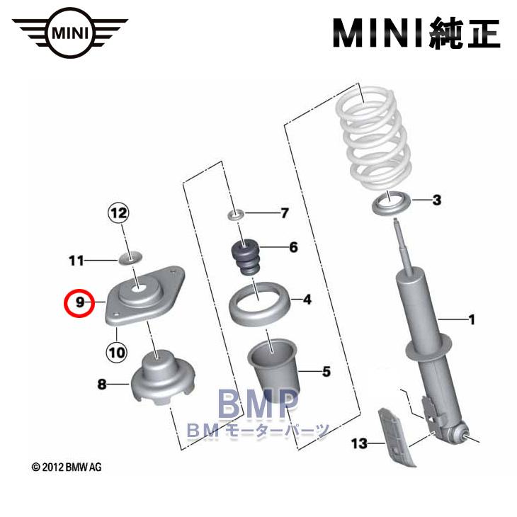 MINI BMW 純正 R50 R52 R53 R56 R55 リア アッパーマウント 左右セット アッパーサポートベアリング : BMモーターパーツ - 通販 - Yahoo!ショッピング