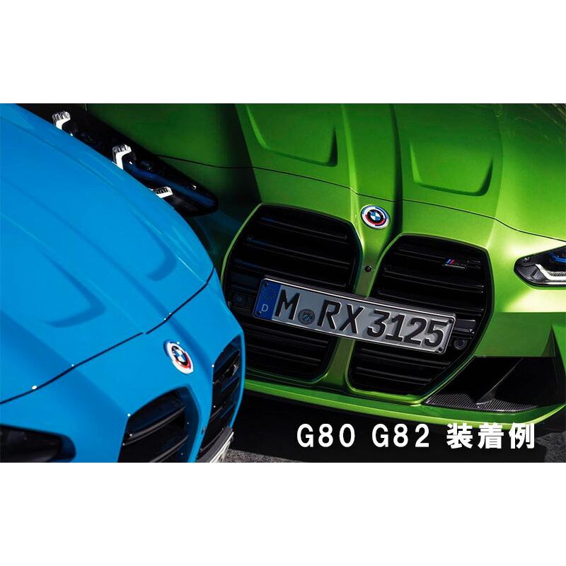 BMW 純正 グロメット付き M 50th Anniversary クラシック ボンネット エンブレム 74mm G80 G82 G83 M3 ...