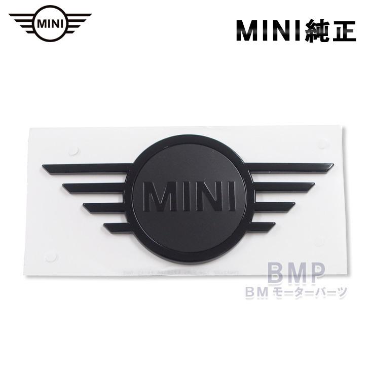BMW BMW MINI 純正 F55 F56 F57 LCI 後期 フロント ボンネット エンブレム ピアノ ブラック Piano ...