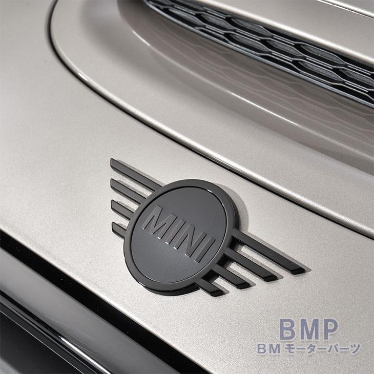 BMW BMW MINI 純正 F55 F56 F57 LCI 後期 フロント ボンネット エンブレム ピアノ ブラック Piano ...