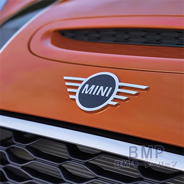 BMW MINI 純正 F55 F56 F57 LCI 後期 フロント ボンネット エンブレム 51149447805 : BMモーターパーツ ...