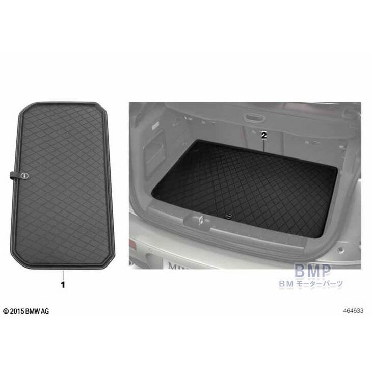 MINI（ミニ） BMW MINI 純正 J05 Aceman ラバー ラゲッジ ルーム マット エースマン : BMモーターパーツ - 通販 ...