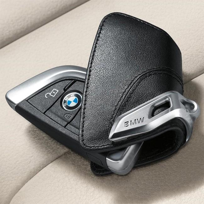 BMW 純正 レザー キーケース ブラック キーホルダー スマート BMW 純正 レザー キーケース ブラック キーホルダー スマート
