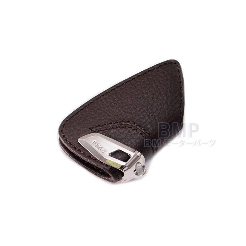 BMW 純正 レザー キーケース モカ キーホルダー スマートキーケース キーカバー G系 F40 F45 F46 F48 F39 F15 ...