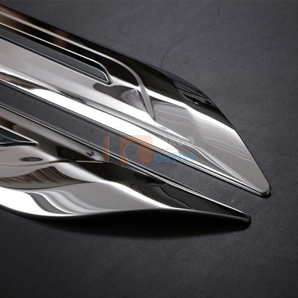 大放出セール トヨタ 新型 アルファード/ヴェルファイア 40系 2023年6月~ フェンダーガーニッシュ 傷付き防止 ステンレス製 鏡面 ...