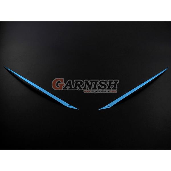 大放出セール トヨタ プリウス 50系 フロント フードトリム ガーニッシュ モール ステンレス製 鏡面 カスタム パーツ 外装 4pcs ...