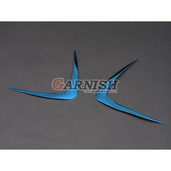 大放出セール トヨタ プリウス 50系 ブルー フロントバンパー サイドトリム カスタム パーツ 2PCS EX627-BMS07 ...