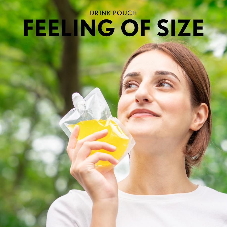 テイクアウト おしゃれ ドリンクパウチ・中キャップ有り 透明 300ml 100枚入り パウチ : BMTオンラインストア - 通販 - Yahoo!ショッピング