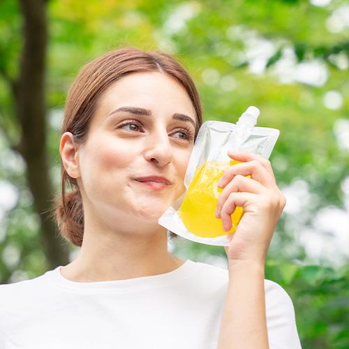 テイクアウト おしゃれ ドリンクパウチ・中キャップ有り 透明 300ml 100枚入り パウチ : BMTオンラインストア - 通販 - Yahoo!ショッピング