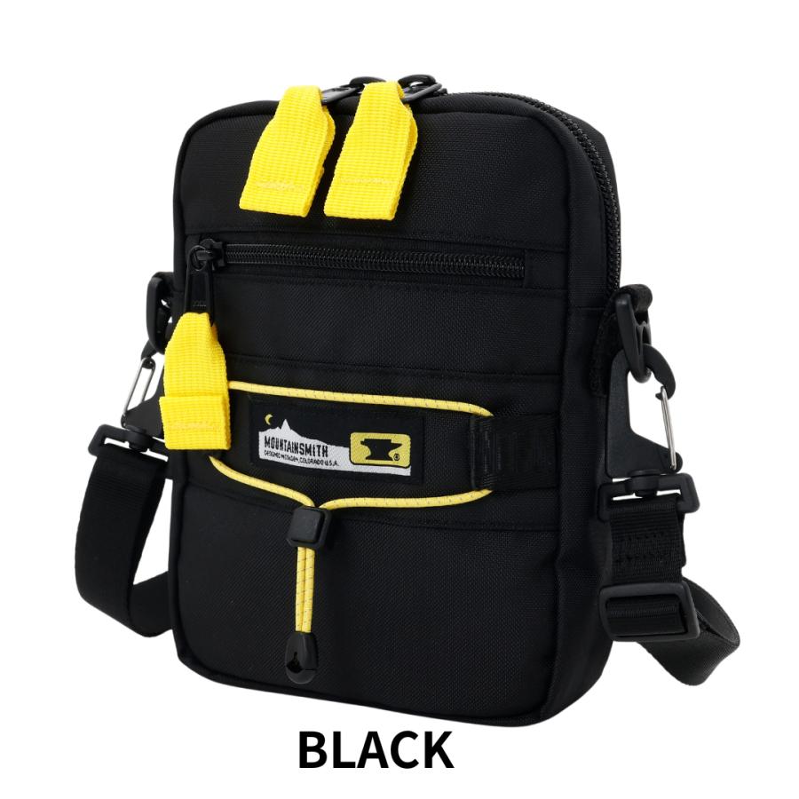 MOUNTAIN SMITH ショルダーバッグ ユニセックス MOUNTAINSMITH PRISM MINI (VERTICAL SHOULDER) MSCC-0007 2L BLACK ...