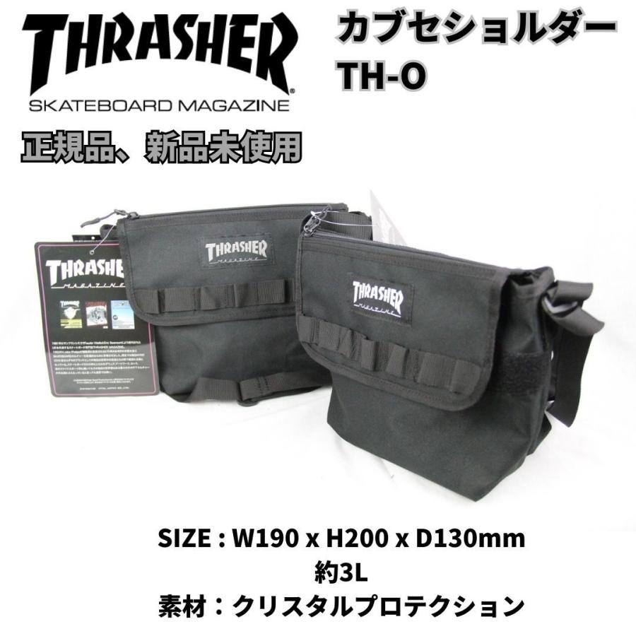 THRASHER TH-O カブセショルダー 5L ユニセックス ショルダーバッグ サコッシュ WHITE / BLACK 送料無料 : BMX FACTORY SOURCE - 通販 ...