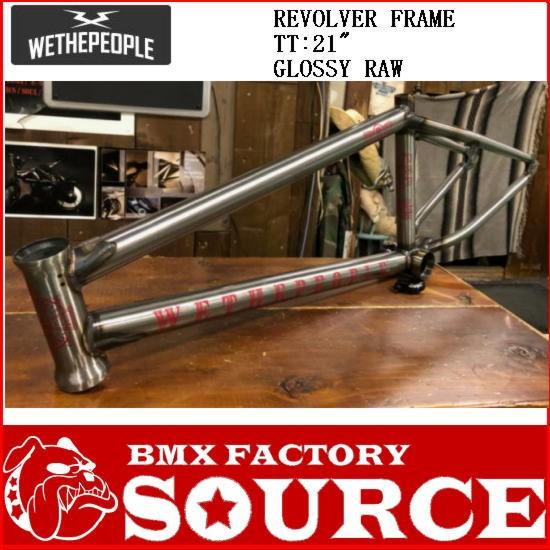 自転車 BMX 20インチ ストリートフレーム WETHEPEOPLE REVOLVER FRAME 21"TT - RAW : BMX ...