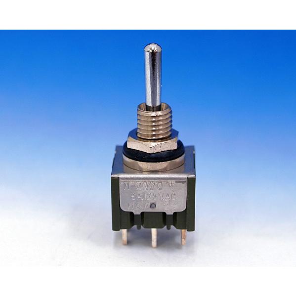 H0022#6P ON-ON-ON125VAC 6A トグルスイッチ 日開 M-2020W 2個 : 電気の素材屋 ボントン ヤフー店 ...