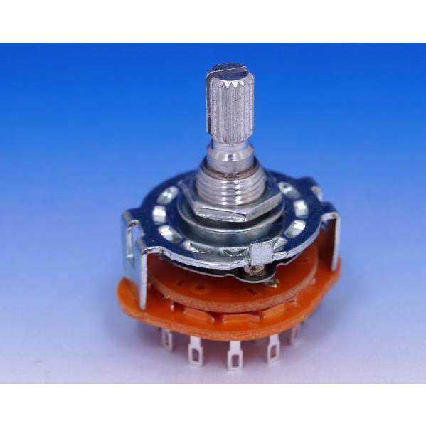 H0028#25φ ロータリースイッチ 3回路4接点 : h0028 : 電気の素材屋 ボントン ヤフー店 - 通販 - Yahoo!ショッピング