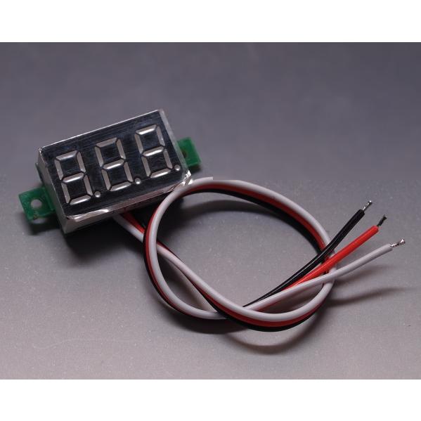 K0005#DC0〜99.9V DCデジタル電圧計 ユニット : 電気の素材屋 ボントン ヤフー店 - 通販 - Yahoo!ショッピング