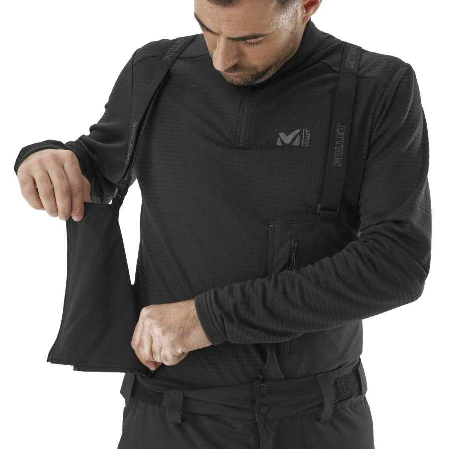 MILLET ミレー スノボ スノーボードウェア パンツ メンズ 2024 MIV9899 COSMIC HYBRID BIB M コスミック ...