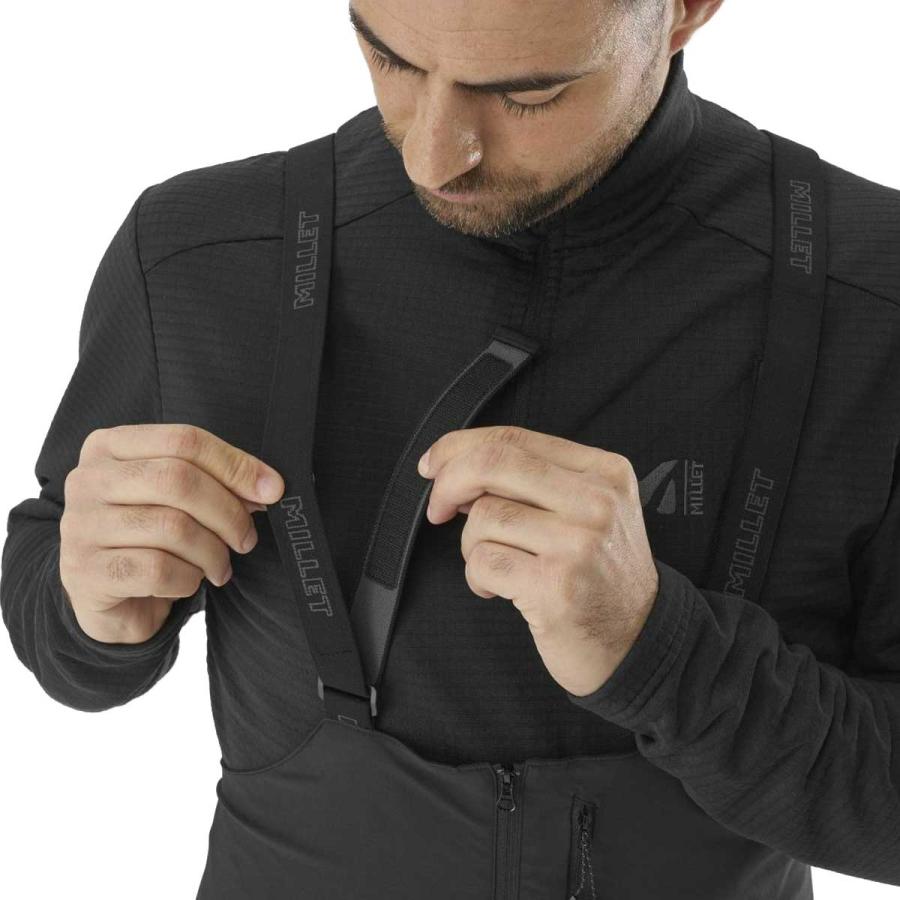 MILLET ミレー スノボ スノーボードウェア パンツ メンズ 2024 MIV9899 COSMIC HYBRID BIB M コスミック ...