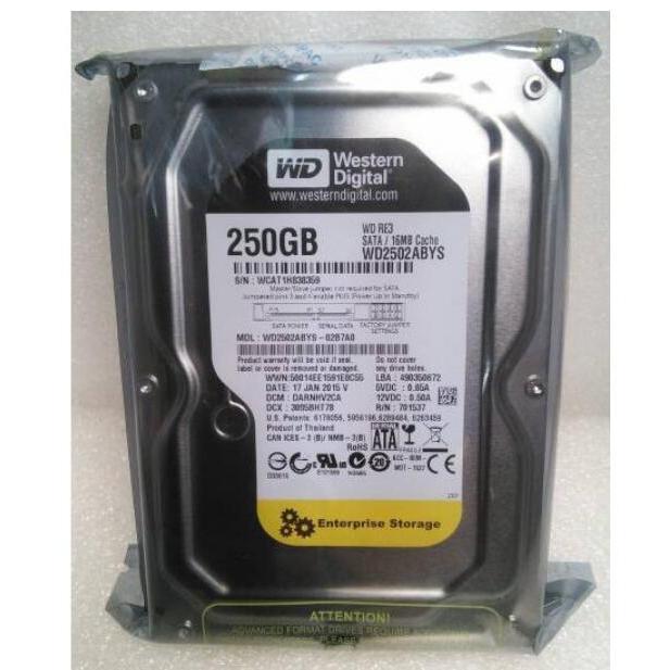 WesternDigital WD2502ABYS 250GB RE3 SATAII 3.5 16M HDD : ボボラヤフー店 - 通販 ...