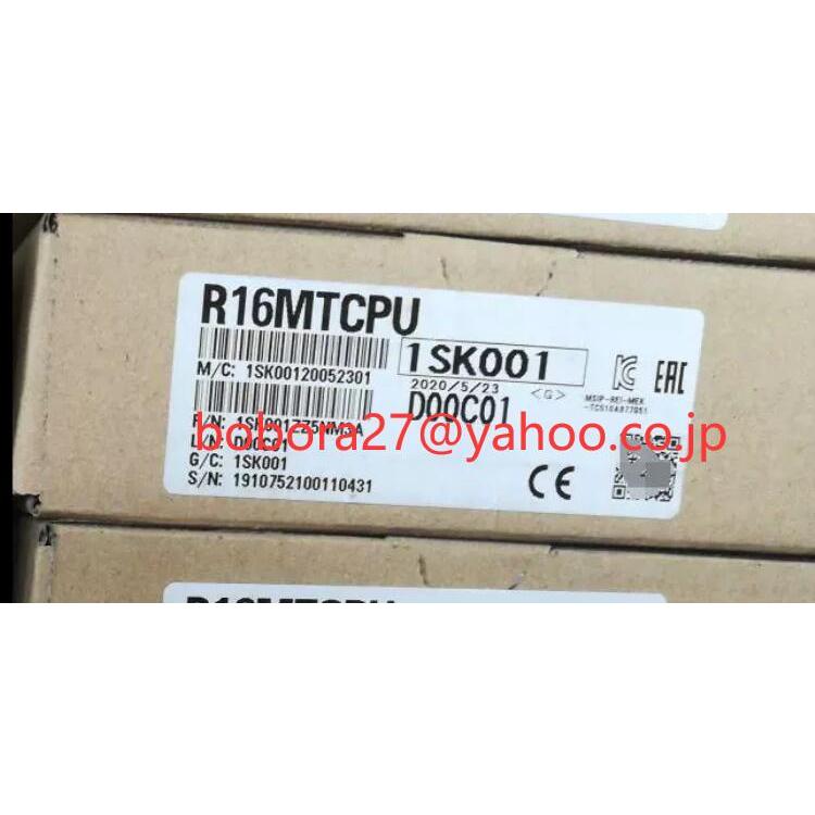 新品 三菱電機 MITSUBISHI MELSEC iQ-R シーケンサCPUユニット R16MTCPU [6ヶ月安心保証] : ボボラヤフー ...