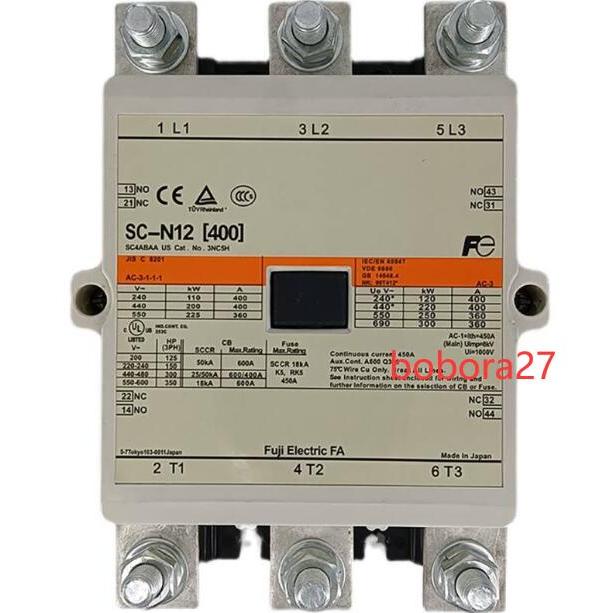 新品★富士電機 機器制御 電磁接触器 SC-N12 AC100V 110V : ボボラヤフー店 - 通販 - Yahoo!ショッピング