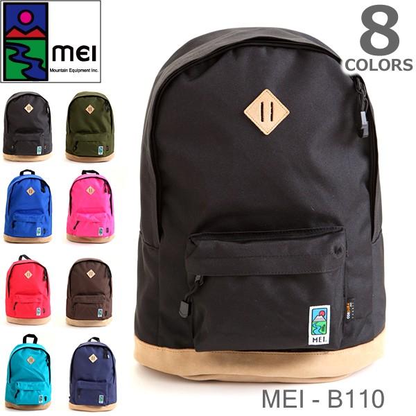 MEI エムイーアイ【MEI】BASIC BACKPACK B-110 バックパック リュックサック カバン 鞄 メンズ レディース ドット ...