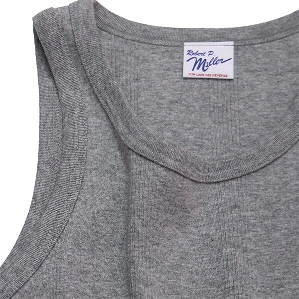 Robert P. Miller ロバート ピー ミラー【Robert Miller】110C Panel-rib Tanktop パネルリブ タンクトップ ノースリーブ メンズ トップス ...