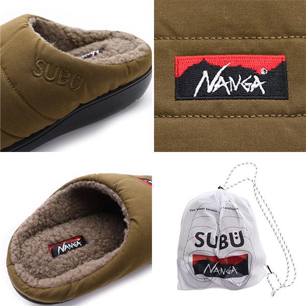 ナンガ【NANGA】NANGA×SUBU HINOC WINTER SANDAL スブ ヒノック ウィンターサンダル スリッパ ボアフリース メンズ レディース アウトドア もこもこ ...