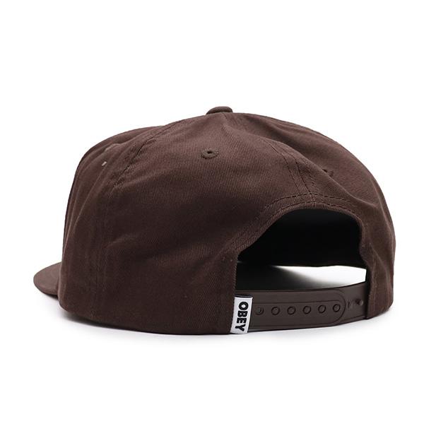 OBEY オベイ【OBEY】Abundance 5 Panel Snapback キャップ 帽子 CAP メンズ レディース BROWN ...