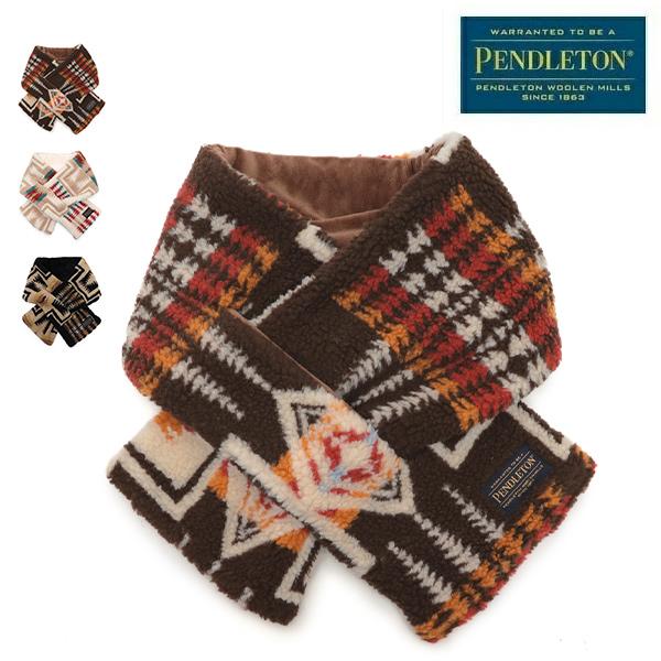 PENDLETON（ペンドルトン） ペンドルトン【PENDLETON】BOA MUFFLER マフラー ボア ネイティブ柄 チマヨ柄 もこもこ フリース メンズ レディース ユニセックス ...