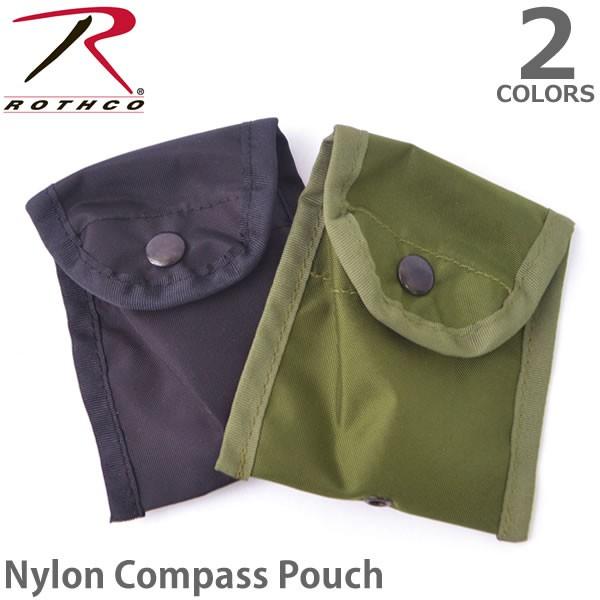 ROTHCO（ロスコ） ロスコ /Rothco Nylon Compass Pouch 408 ナイロン ポーチ 小物入れ Black ...