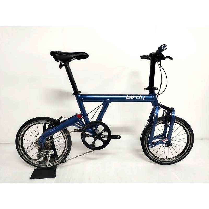 福岡)パシフィック PACIFIC バーディー クラシック Birdy Classic 2021年頃 アルミ 折りたたみ自転車 18インチ 8 ...