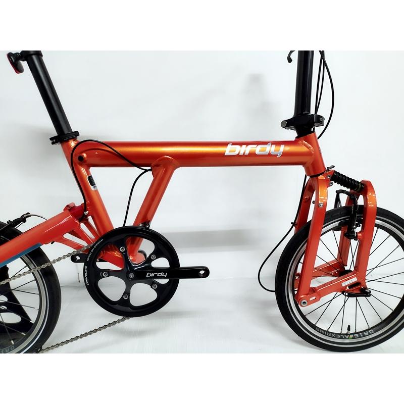 福岡)パシフィック PACIFIC バーディー クラシック Birdy Classic 2022年 アルミ 折りたたみ自転車 18インチ 8速 ...