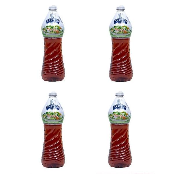 CASTELO VINAGRE TINTO 500ml x4pc - カステロ レッドビネガー 4本セット vinagre escuro ...