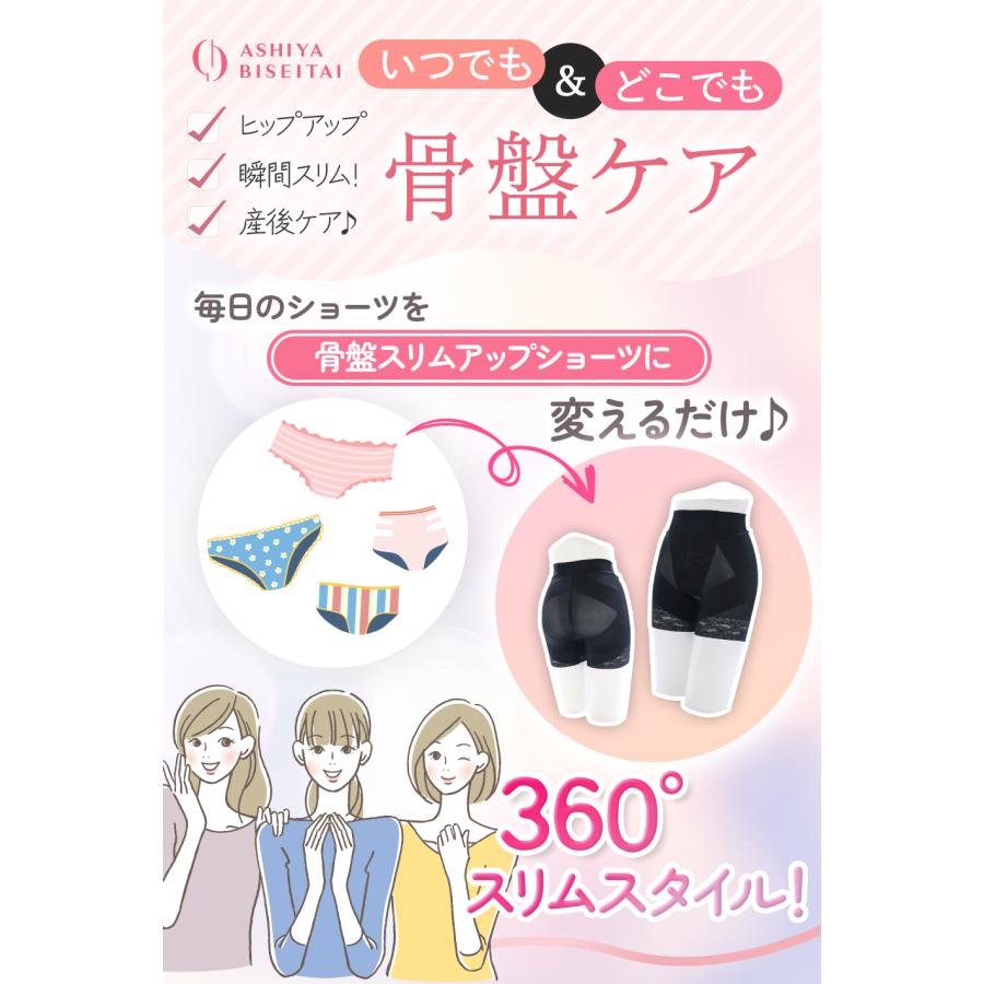 芦屋美整体 【2枚セット】芦屋美整体 骨盤スリムアップショーツ 芦屋美整体 【2枚セット】芦屋美整体 骨盤スリムアップショーツ