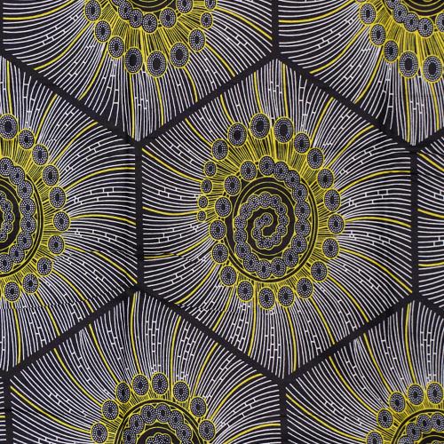 アフリカンワックス ハイグレード パーニュ 生地 No,792 (1ヤード（90cm）単位の切り売り布です。) : ボゴランマーケット - 通販 - Yahoo!ショッピング