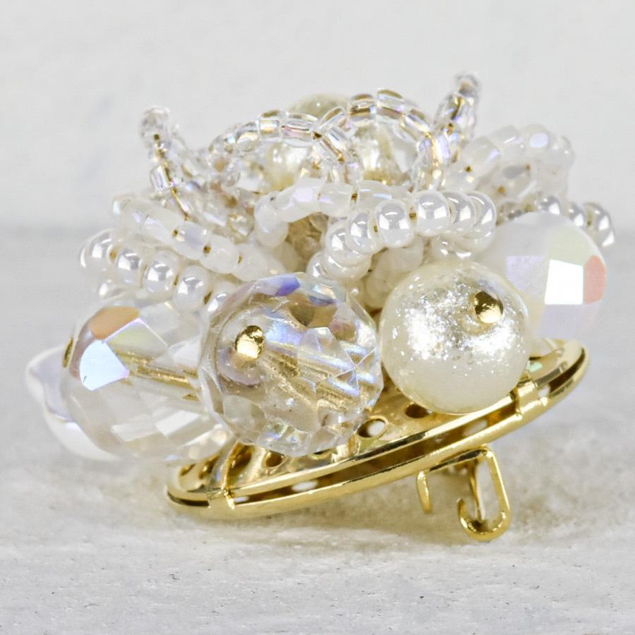 アクセサリーキット ワイヤーフラワーのブローチ ゴールド アクセサリーキット ワイヤーフラワーのブローチ ゴールド