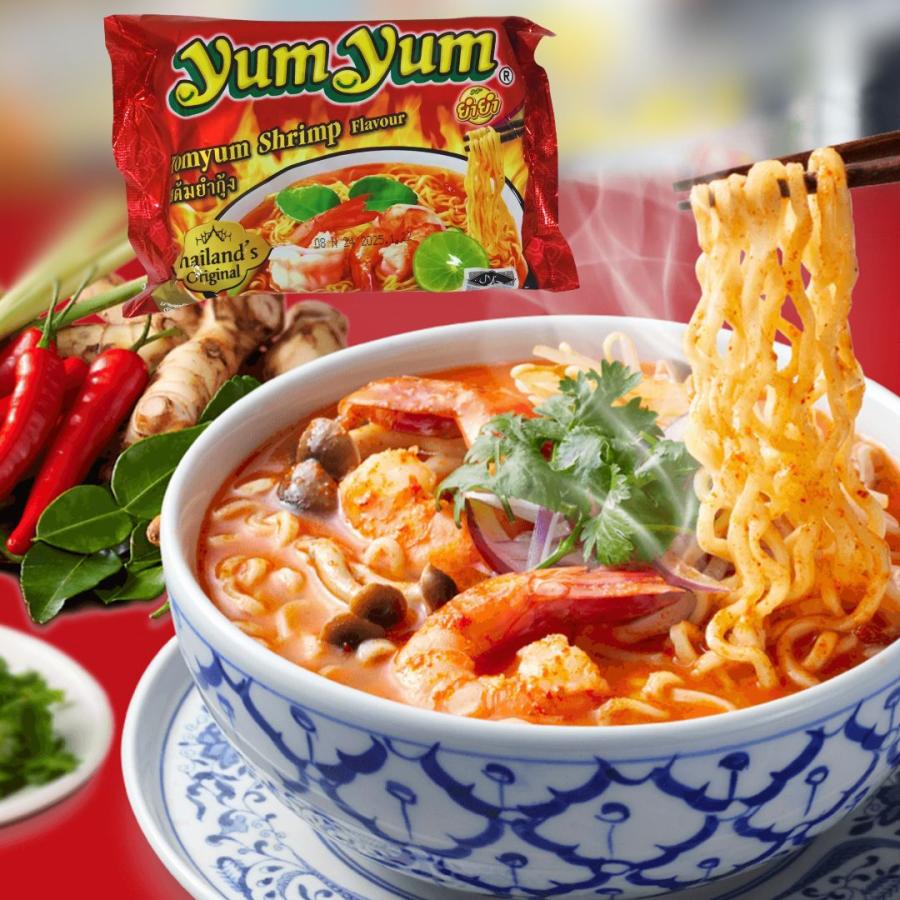 唐辛子 Yumyum／インスタント ヌードル トムヤムクン 味 タイ 料理 麺 ラーメン アジアン食材 インスタントラーメン エスニック : BOKUZOU Yahoo!店 - 通販 ...