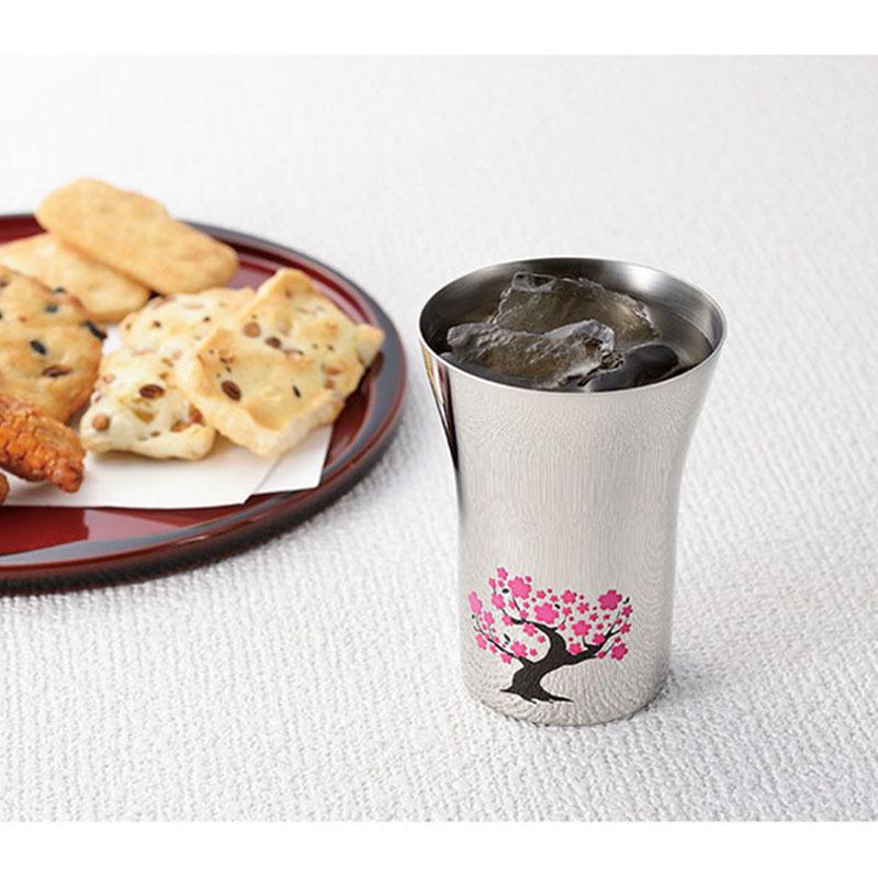 よこやま（キッチン） 燕熱の技 感温ステンレスタンブラー 300ml 桜 EJK-300 : BONANZA - 通販 - Yahoo!ショッピング