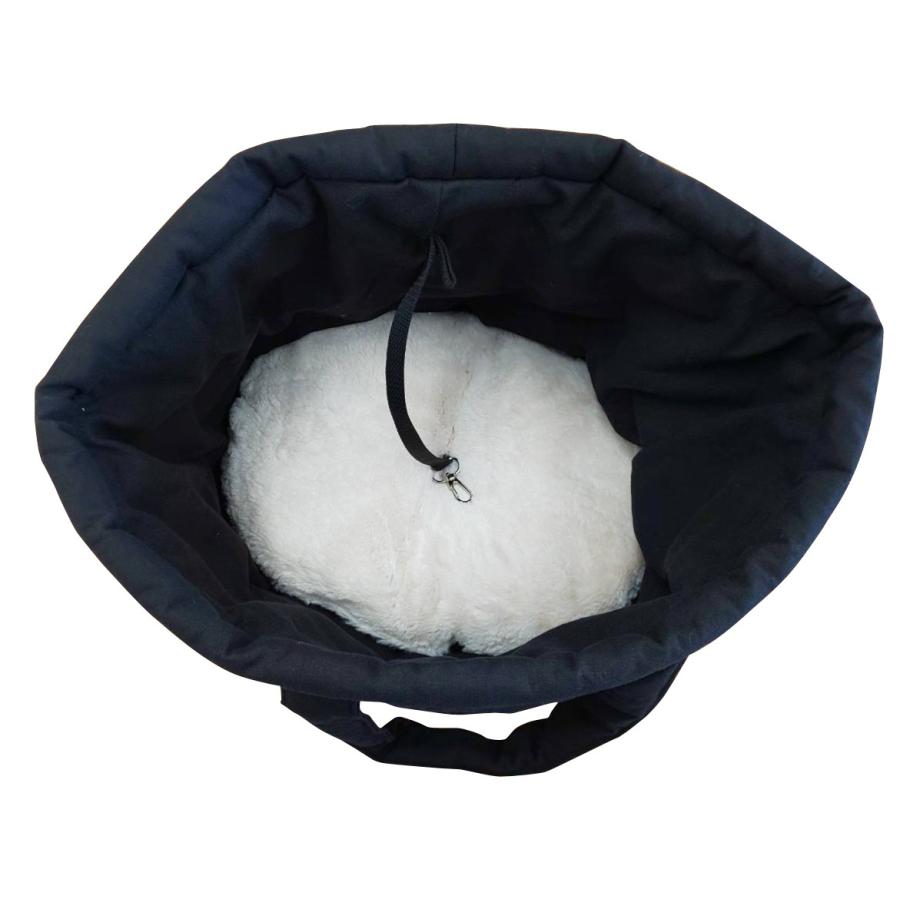 TopZoo DODO BAG Oval Black ドゥドゥバッグ オーバル ブラック キャリーバッグ ペット 犬 猫 お出掛け ベッド ...