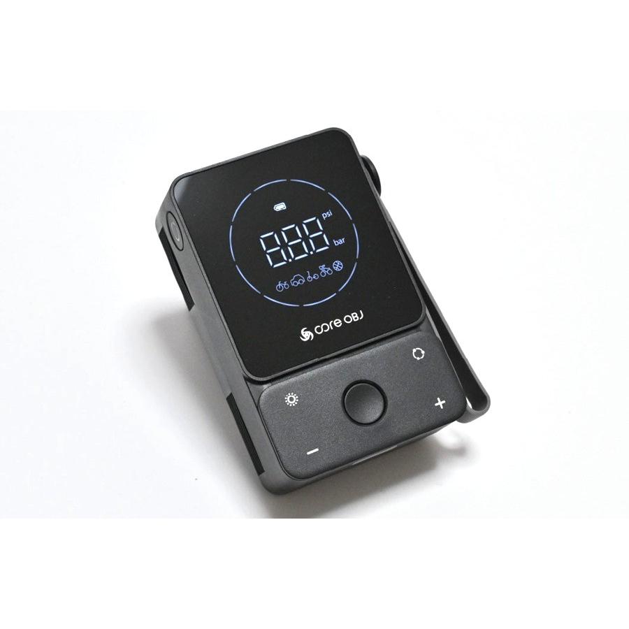 CodeTech CAM core OBJ リチャージブル エアポンプ 自動車 バイク 自転車等 電動 コードレス USB充電式 小型パワフル 自動停止機能 LEDライト付き : bond ...