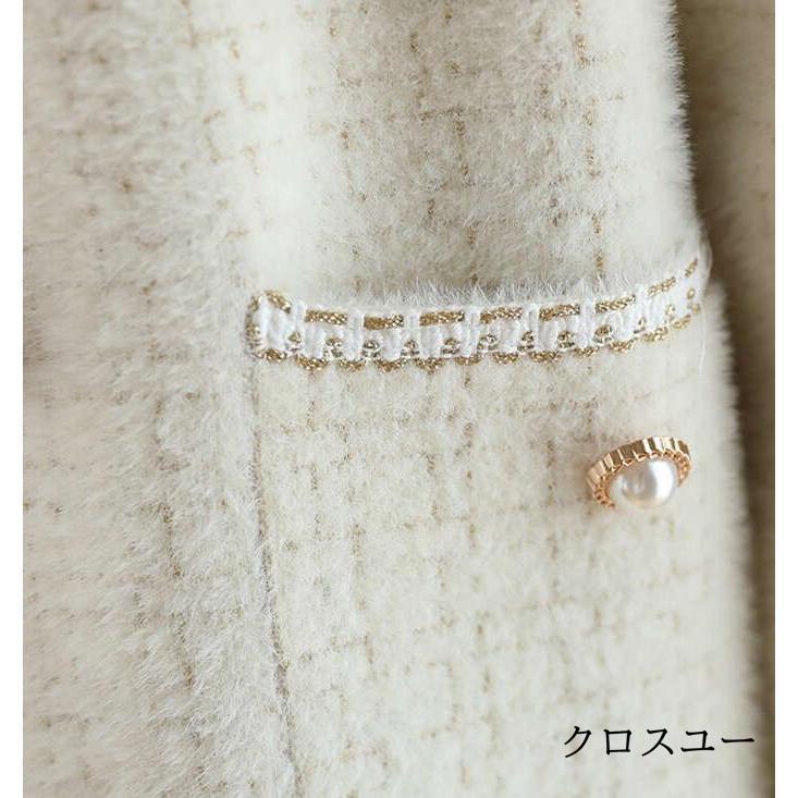 テーラード スーツジャケット レディース ニットカーディガン カーディガン ジャケット 秋 ツイード フォーマル きれいめ ツイードジャケット :lgf-pp334:ビーワンコマースヤフー店 ...