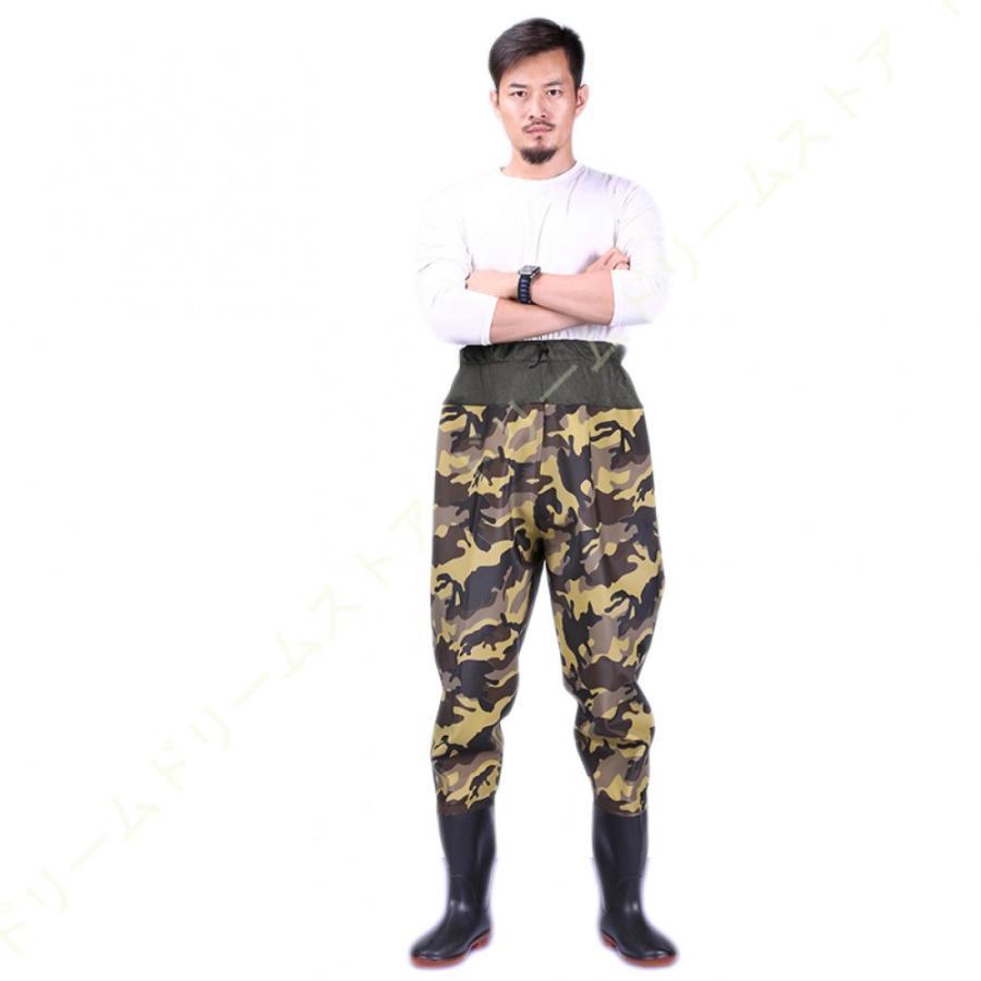 ウェーダー ウェーディングシューズ 迷彩柄 防水 釣り ウェーダー ラジアル 軽量 折りたたみ 携帯便利 男女兼用 長靴 耐磨耗 完全防水 ...