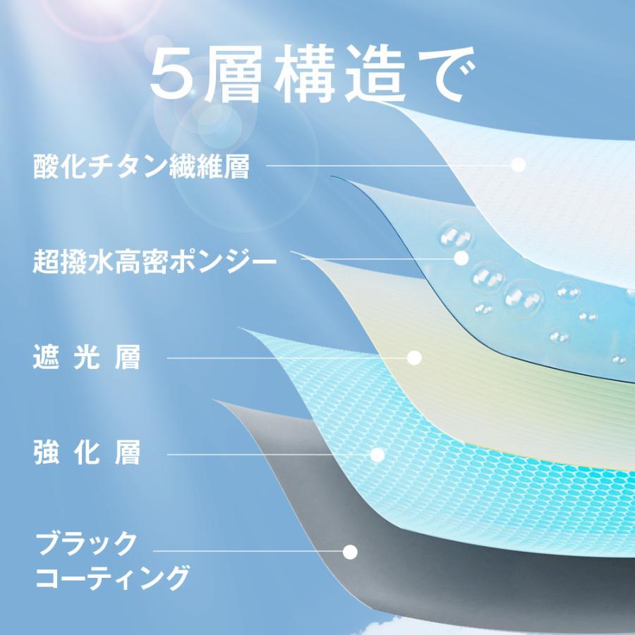 VeraVera 日傘 -19°C冷却 酸化チタンRadi-Cool素材 雨傘 晴雨傘 6本骨 完全遮光 晴雨兼用 男女兼用 210g超軽量 折り畳み傘 UVカット 自動開閉 強風対応 UV ...