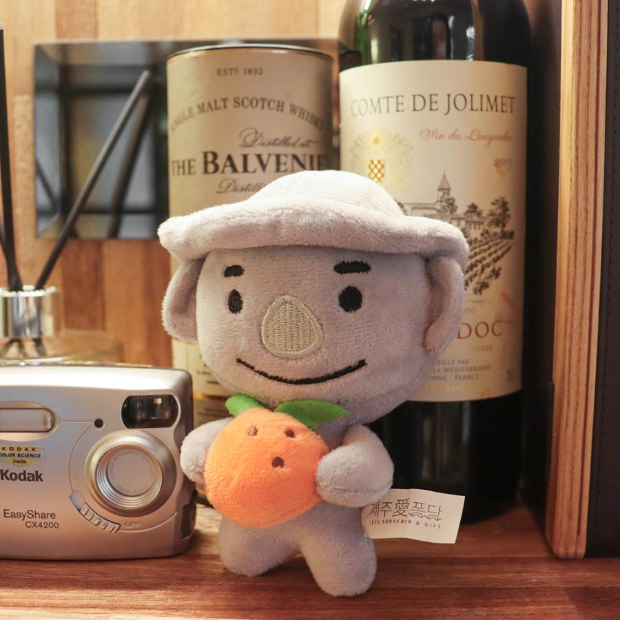 JEJU Character Keyring ポンダンファミリーぬいぐるみキーリング 韓国 済州道 済州島 お土産 記念品 : インテリア雑貨 ...
