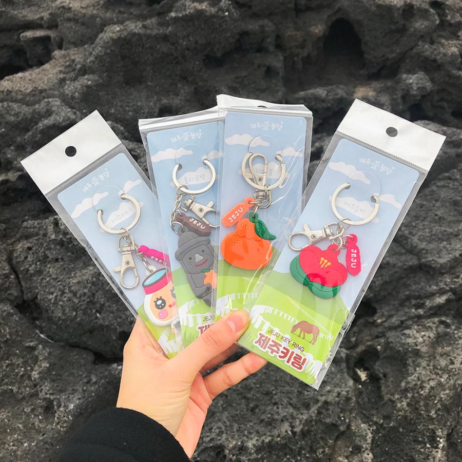 JEJU Keyring チェジュキーホルダー 韓国 済州道 済州島 お土産 記念品 : インテリア雑貨店-i.n shop - 通販 ...