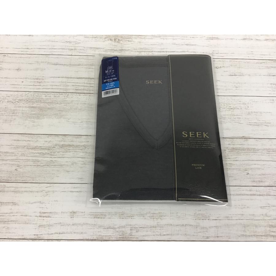 SEEK（GUNZE） 50％OFF SEEK 上級者のための厳選羊毛「ソフトローリングウール」100％使用。 VネックTシャツ グレーMサイズ : ボンマティエール Yahoo!ショップ ...