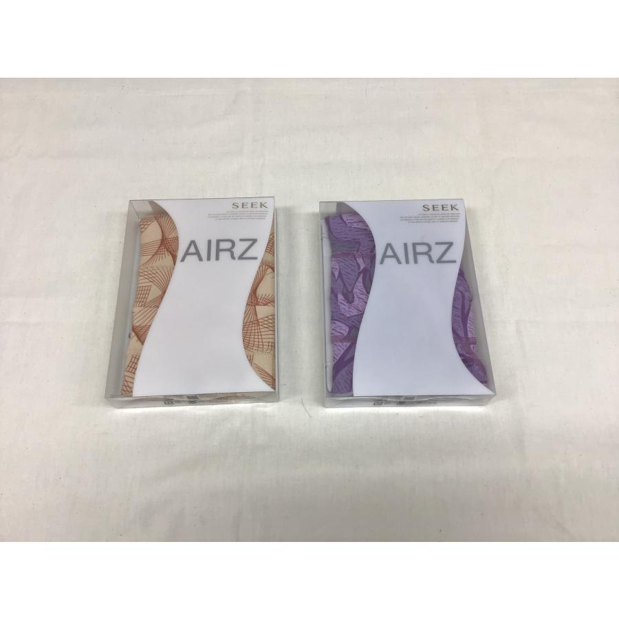 SEEK（GUNZE） 50％OFF SEEK AIRZ エアーズボクサー（前とじ）Mサイズ 2枚セット ノーブルベージュ・パープル : ボンマティエール Yahoo!ショップ - 通販 ...